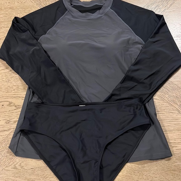 Amazon | Swim | Daci Swim Rash Gaurd With Bikin Bottom | Poshmark